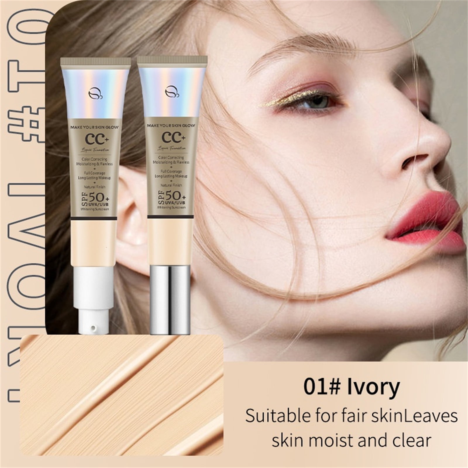Moisturize And Nourish The Foundation Make Up Make The Skin Moist And ...