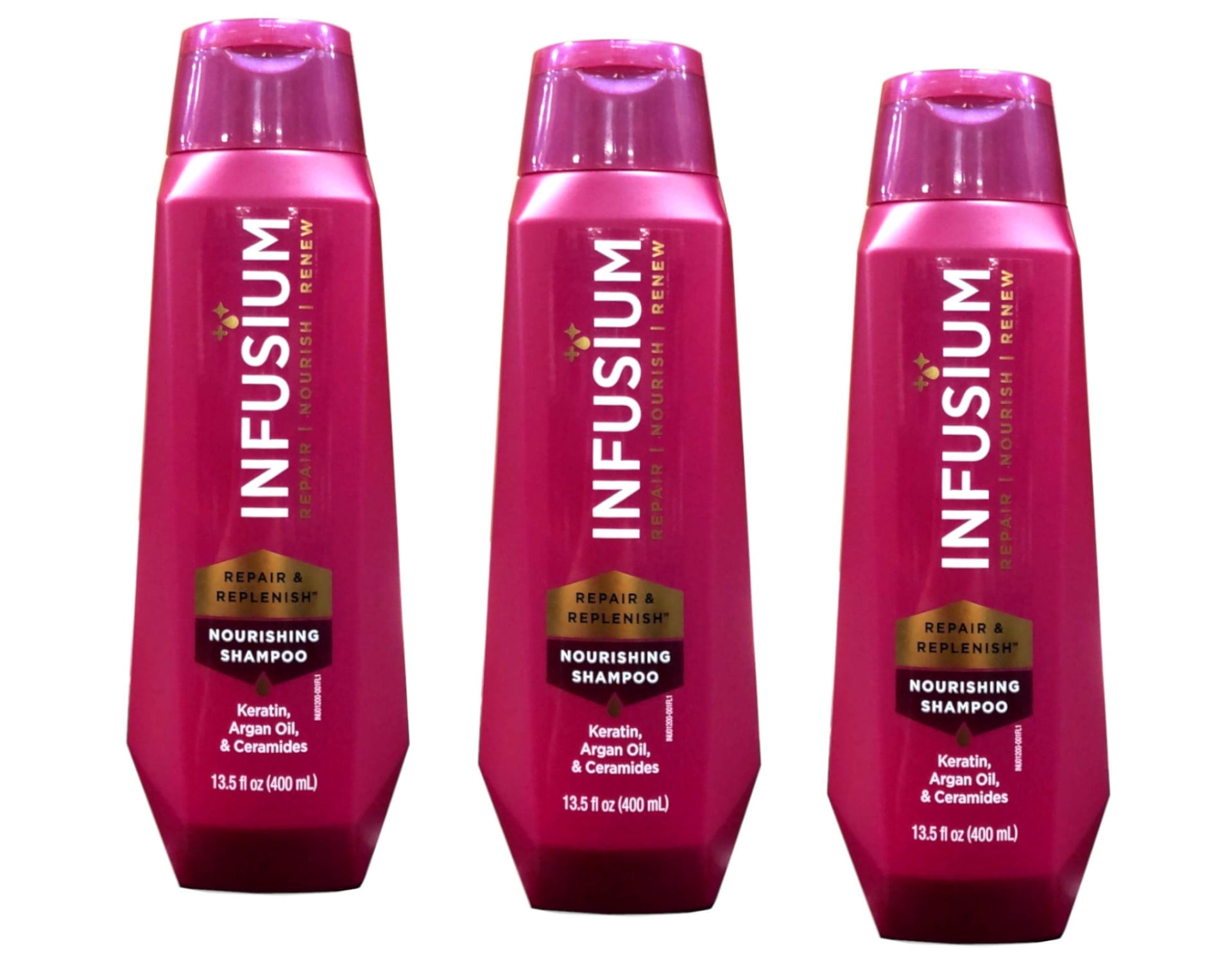 Infusium Repair & Replenish Shampoo, Nourish, Renew, with Keratin ...