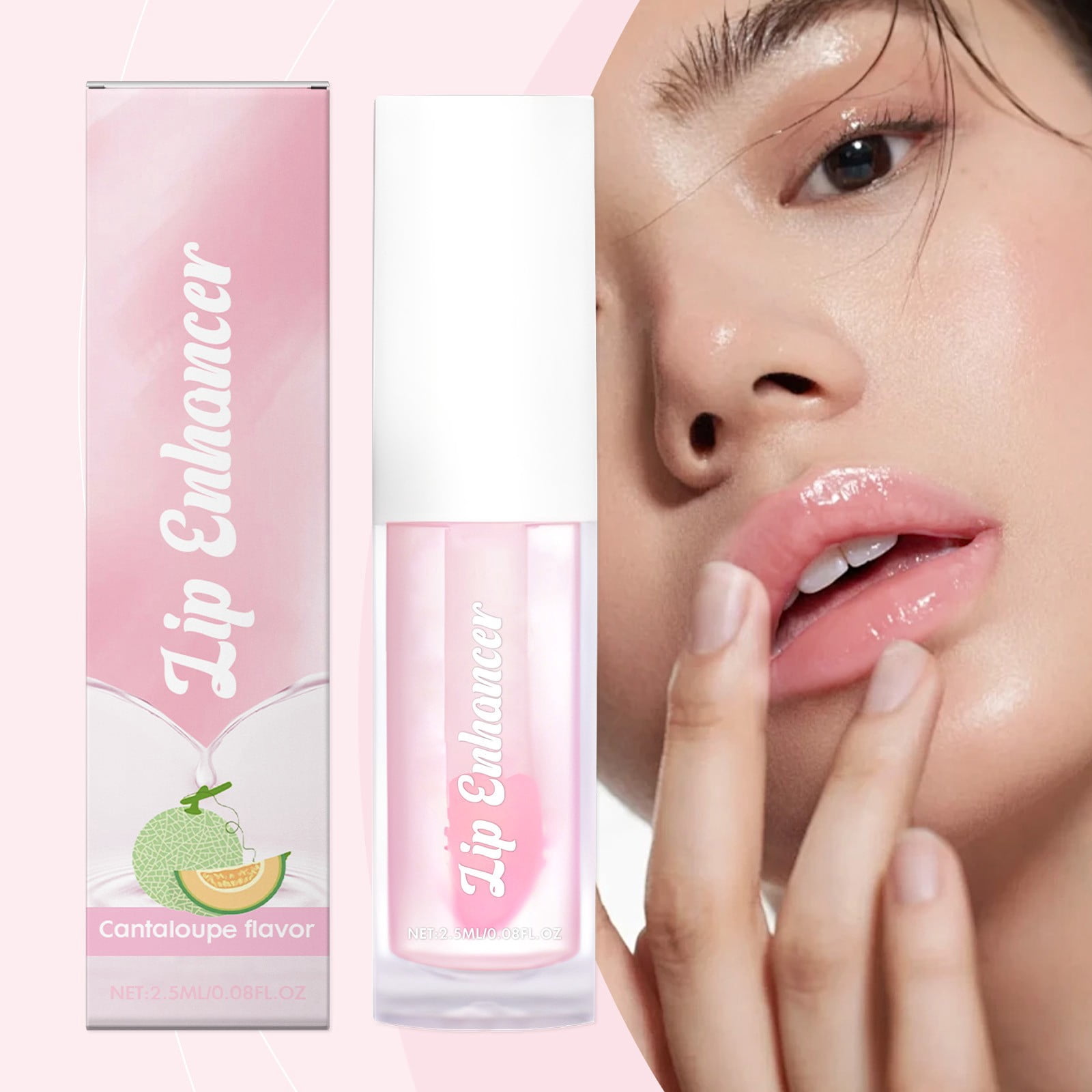 Moisturizer Lip Oil - 2.5ml Lip Balm with Vitamin C, 24-Hour Long ...