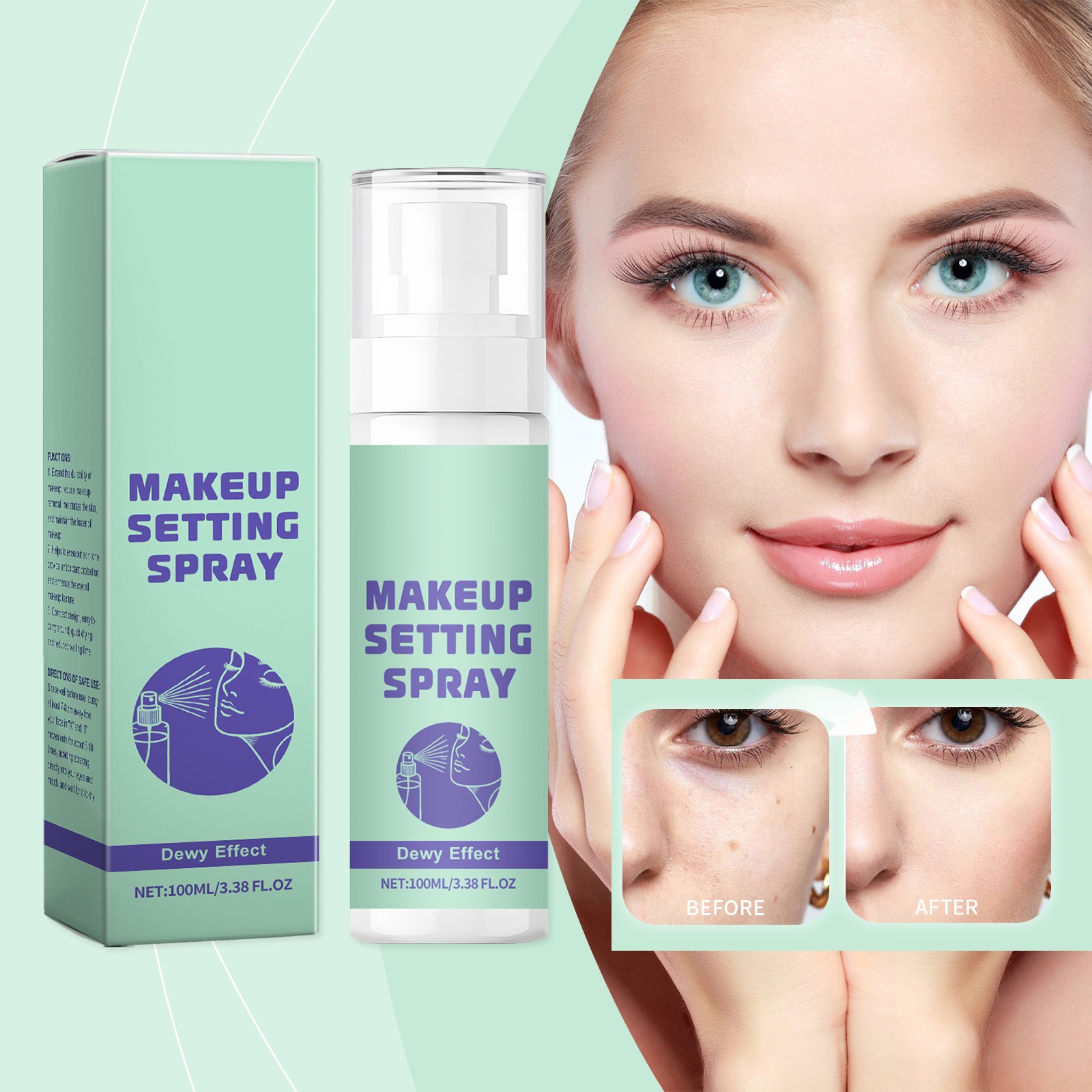 Moisturizing And Make Up Spray 100ML Moisturizing And Long Lasting ...