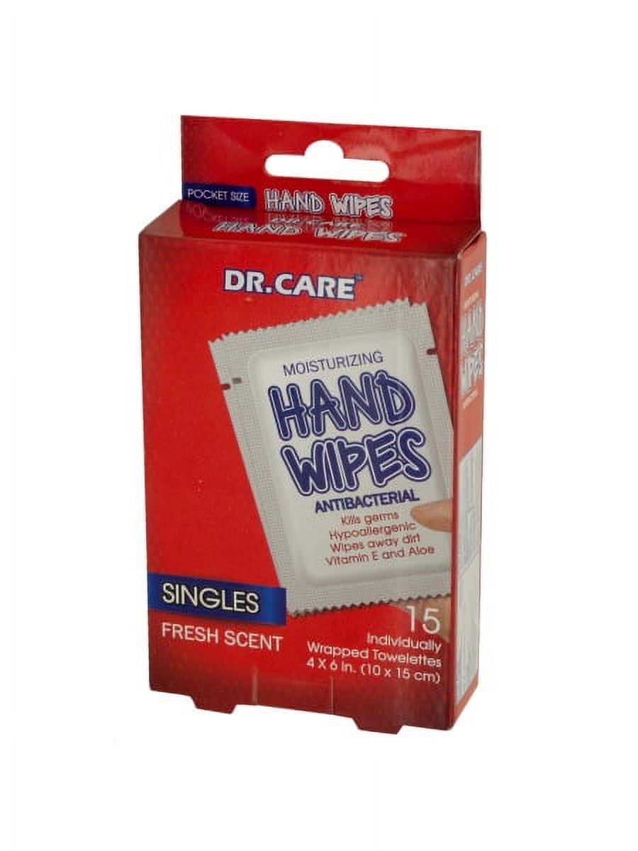 Moisturizing Antibacterial Hand Wipes, 24 Count - Walmart.com