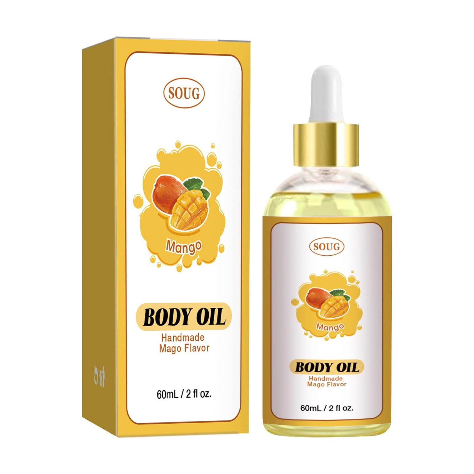 Moisturizing Body Oil 60ml - Handcrafted Formula for Softening and ...