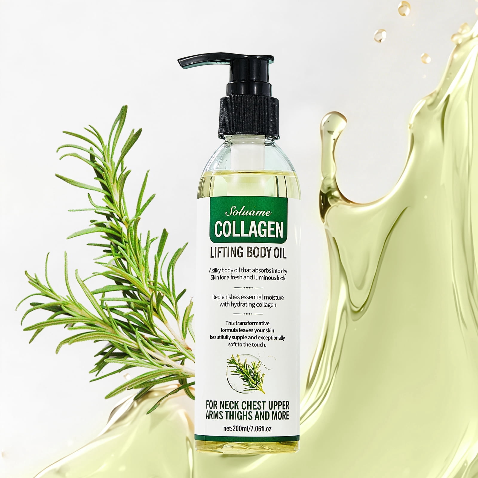 Moisturizing Collagen Body Oil, Post Bath Collagen Oil for Skin ...