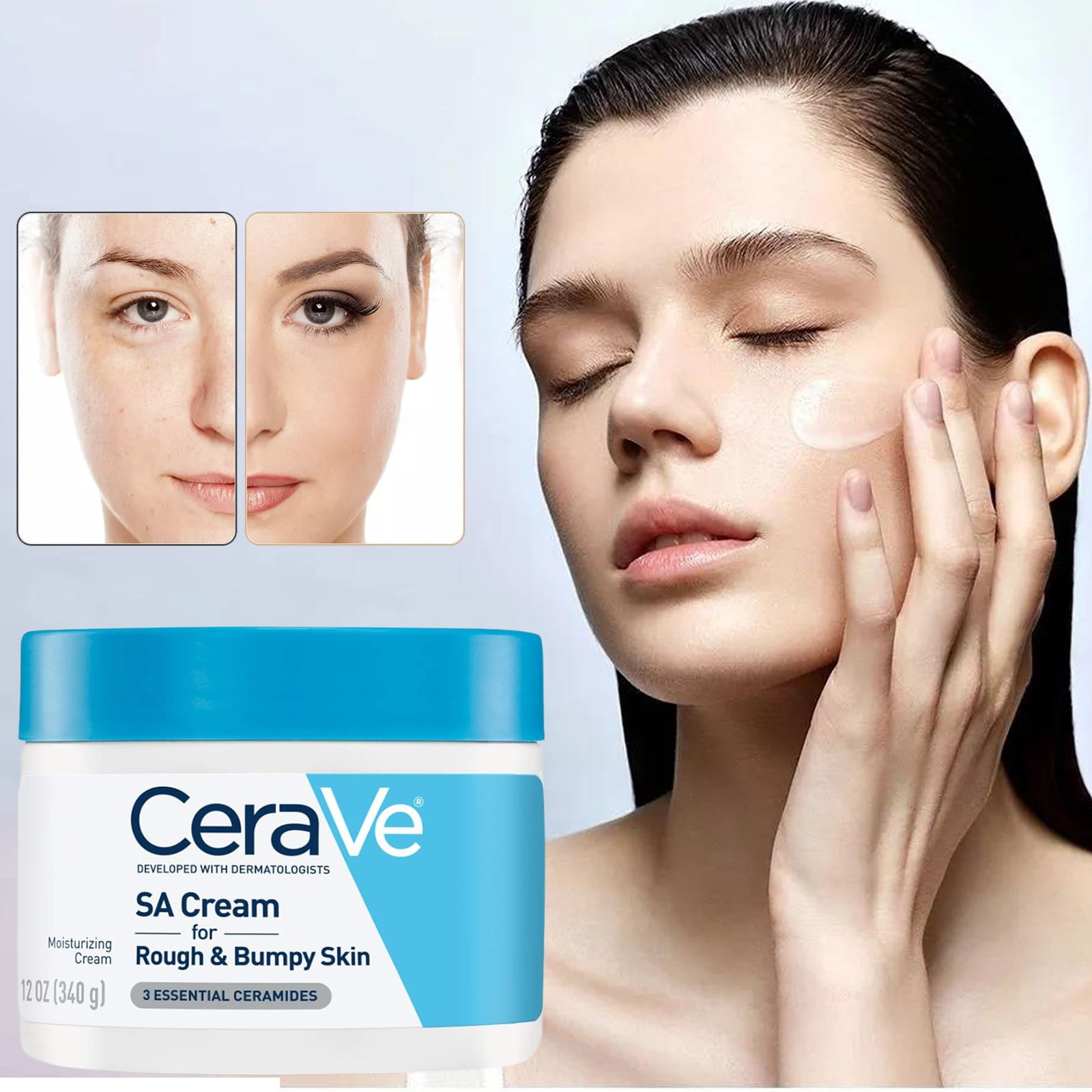 Moisturizing Cream with Salicylic Acid, Exfoliating Body Cream with ...