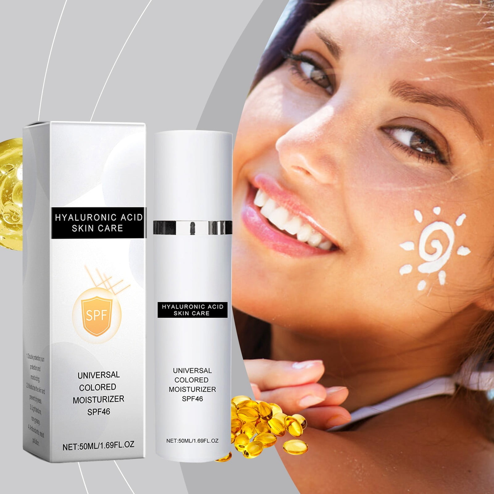 Moisturizing Cream Tinted Sunscreen Mild Sunscreen, Aging, Fight ...