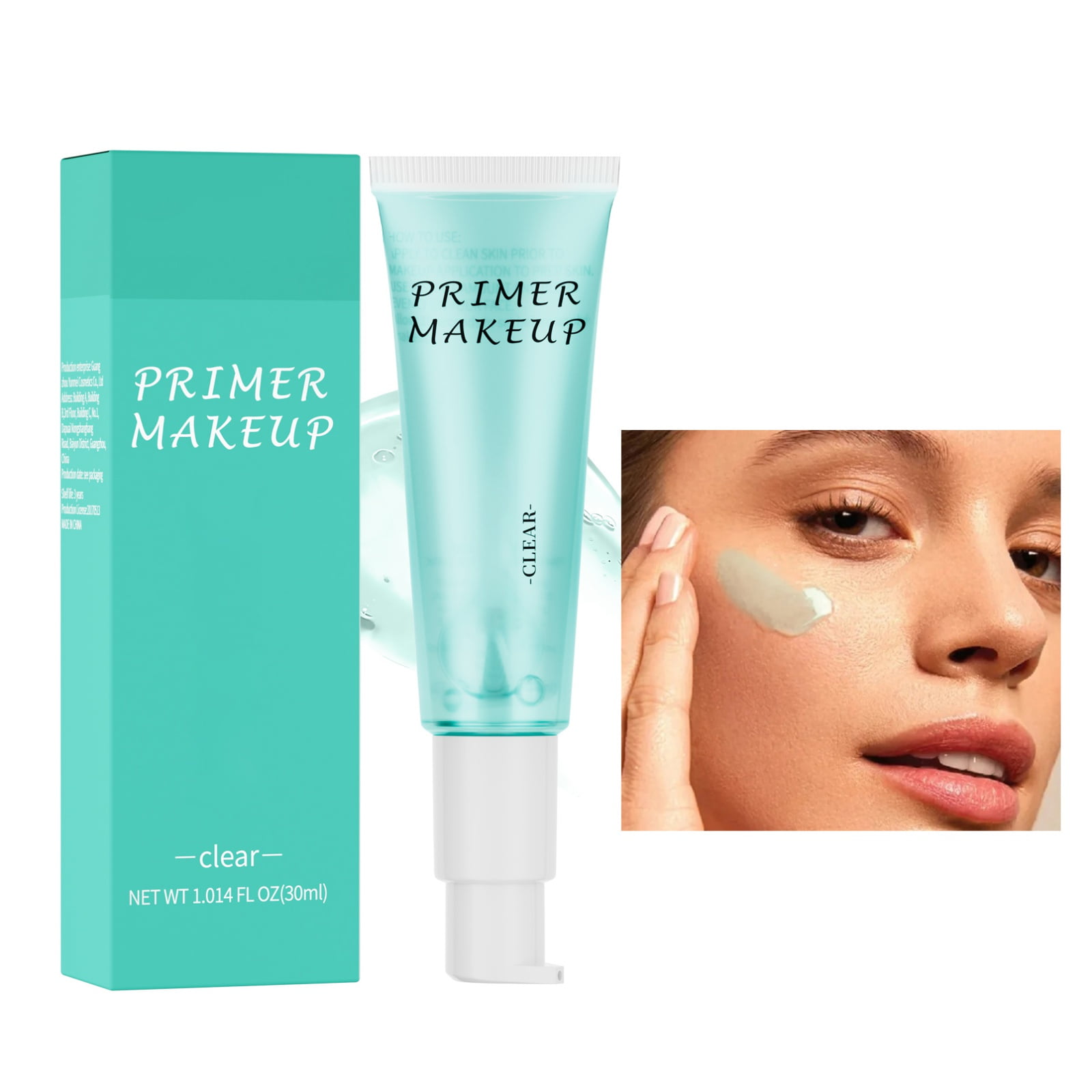 Moisturizing Face Primer Makeup, Gel-Based Powder Clear Grip Primer for ...