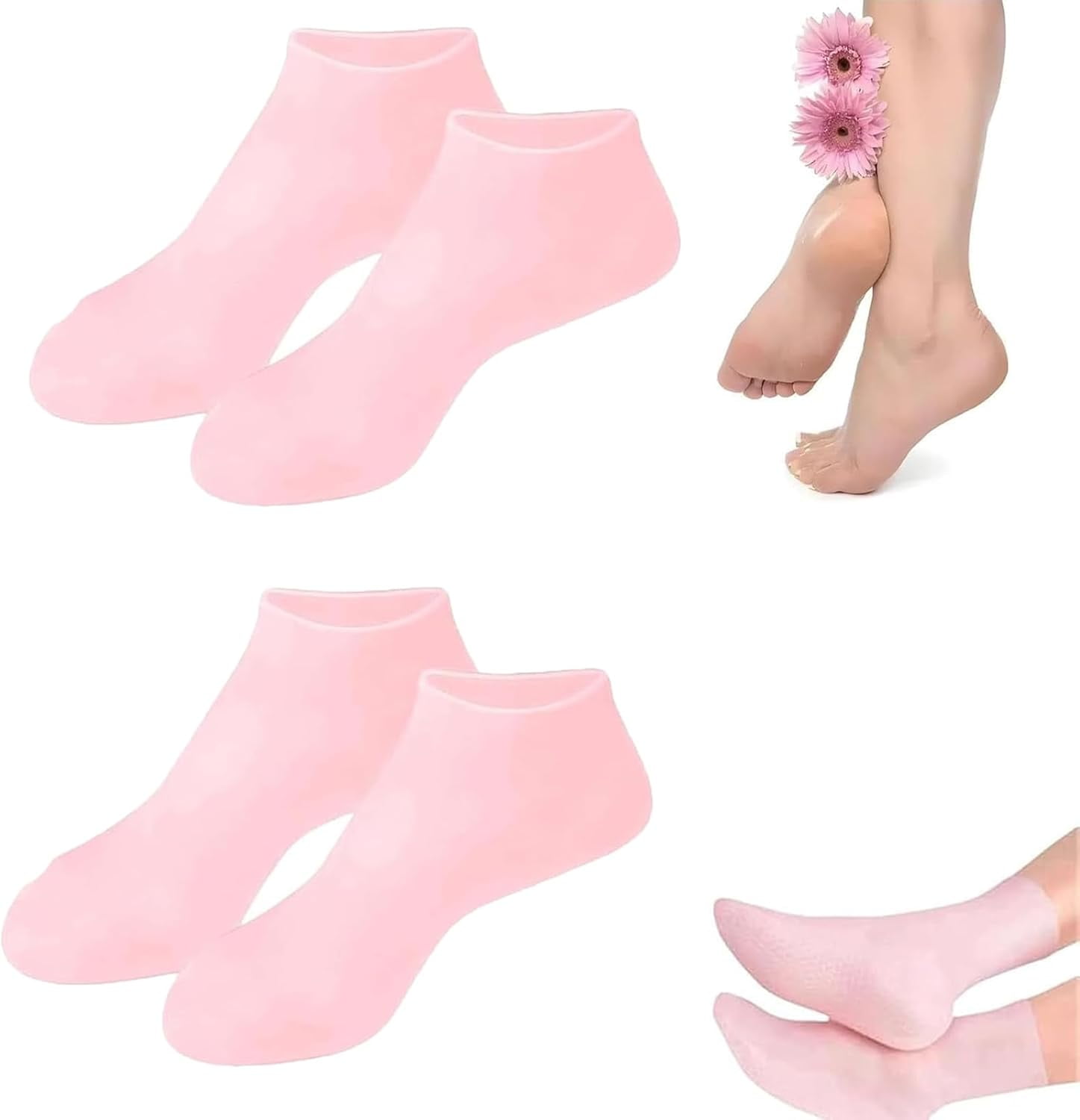 Moisturizing Foot Mask Exfoliating Silicone Socks, Repairing Dry ...