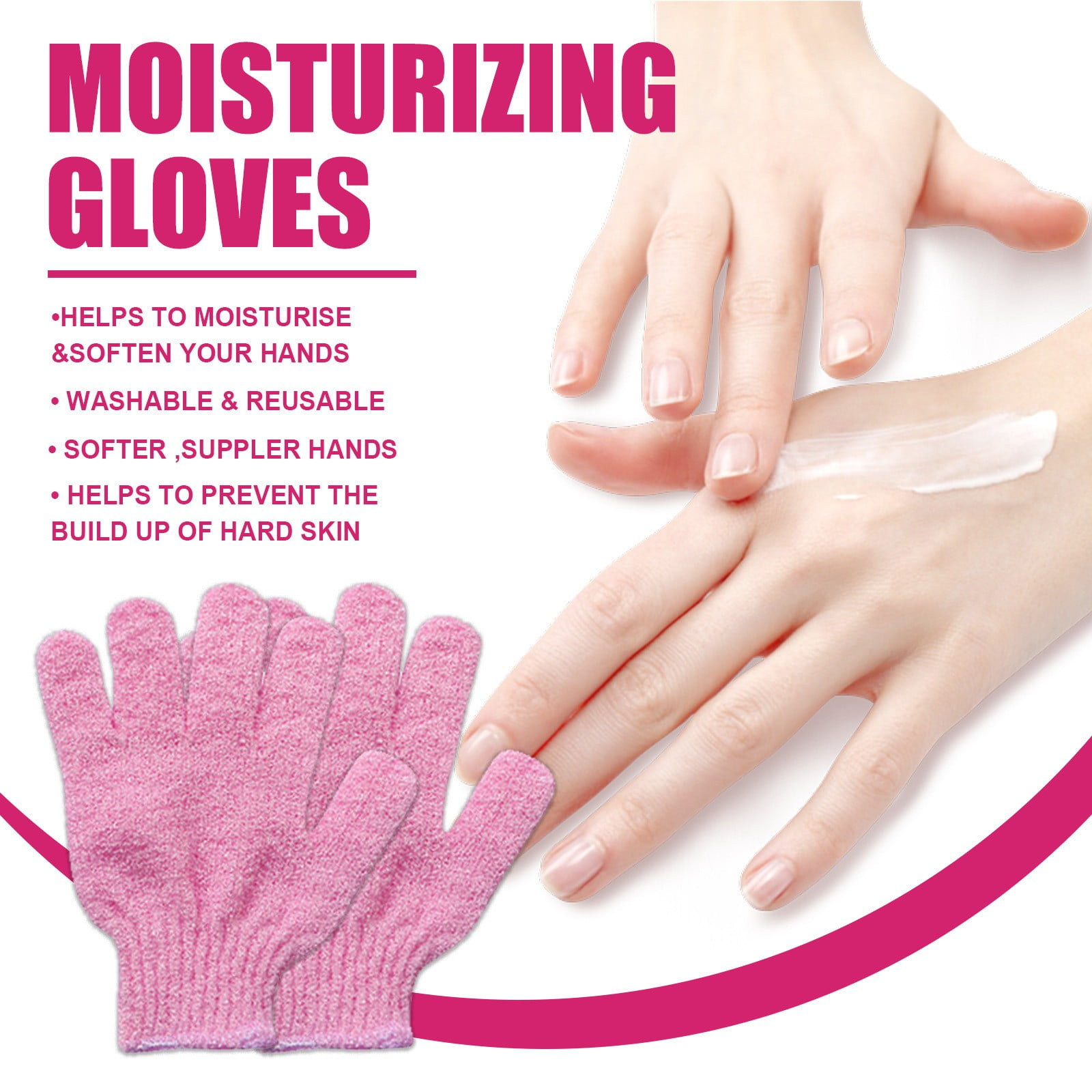 Moisturizing Gloves Sock Covers Hands Dry Keratin Dead Skin Hands And ...