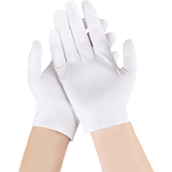 White Cotton Gloves