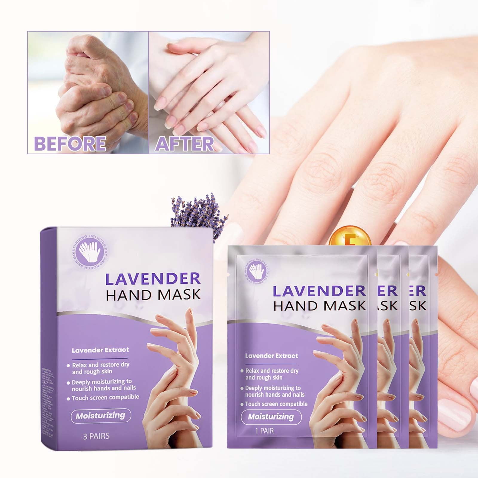 Moisturizing Hand Mask Gloves | Deep Nourish & Hydrate | Crack Repair ...