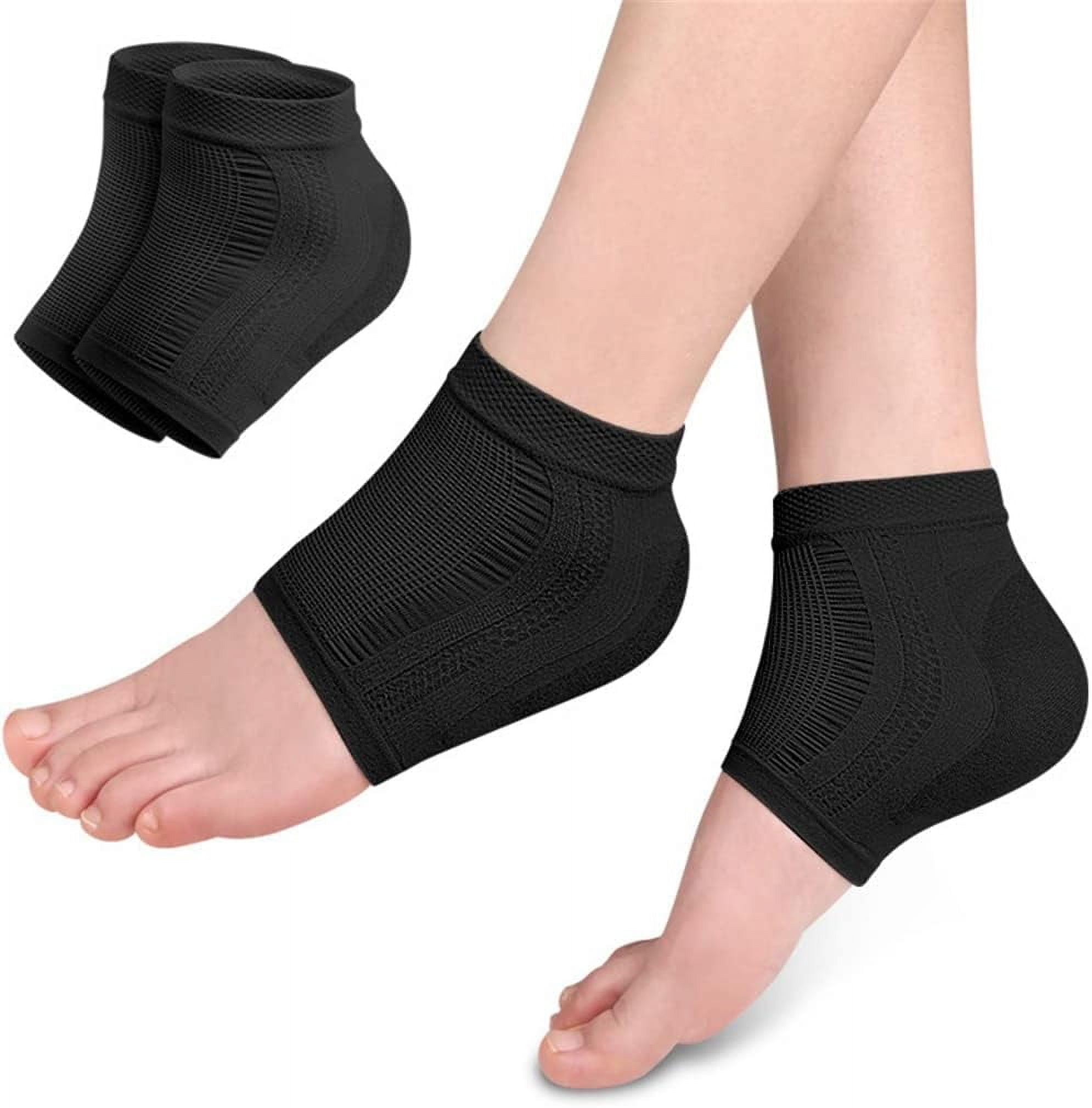 Moisturizing Heel Socks, 1 Pair Toeless Spa Socks for Cracked Heel ...