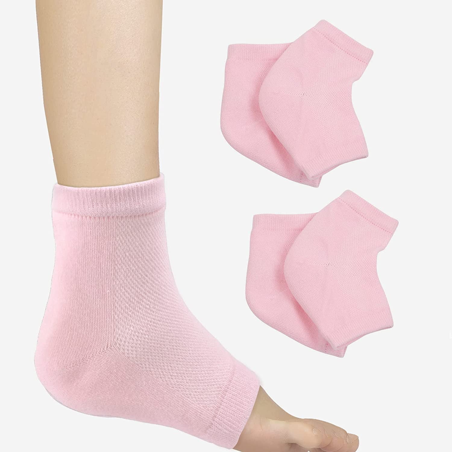 Moisturizing Heel Socks,Skin Softening Footcare Treatment Socks for ...