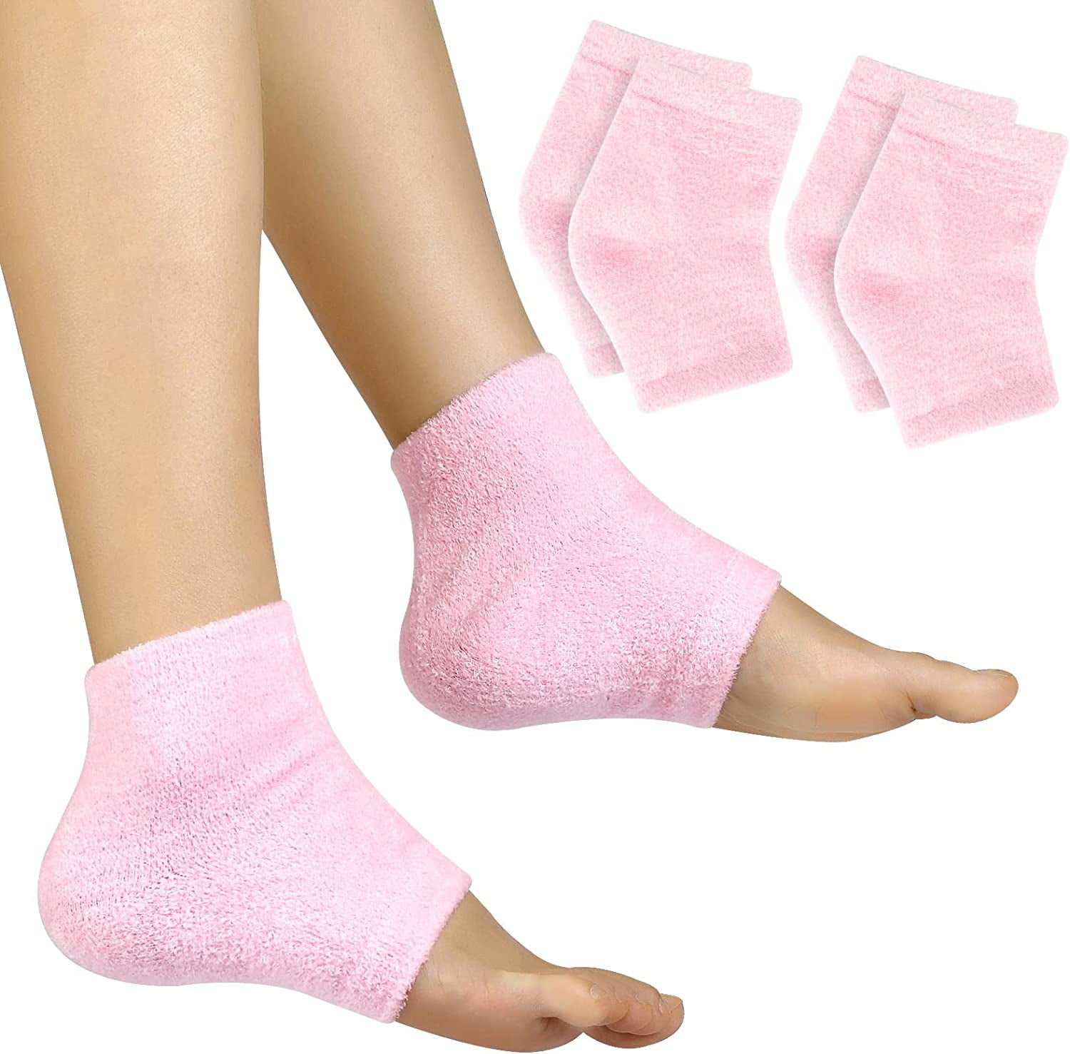 Moisturizing Heel Socks,Skin Softening Footcare Treatment Socks for ...