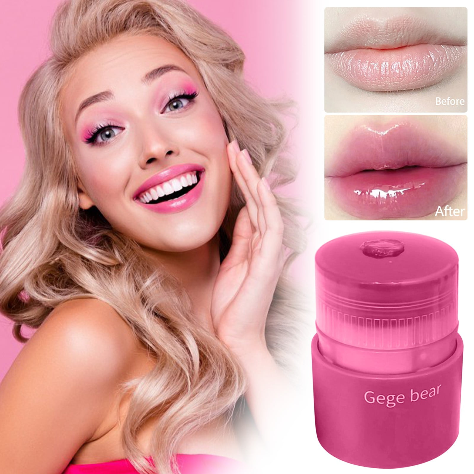 Moisturizing Lip Balm with Tint and Gloss Effect, Easy Push-Up ...