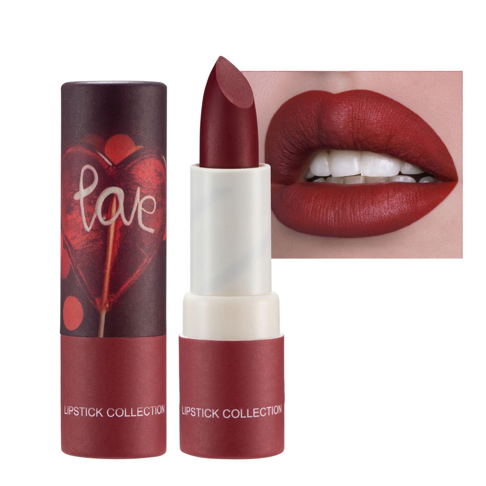 Moisturizing Mattes Lipstick Paper Tube Lipstick Velvet Fog Is Not Easy ...