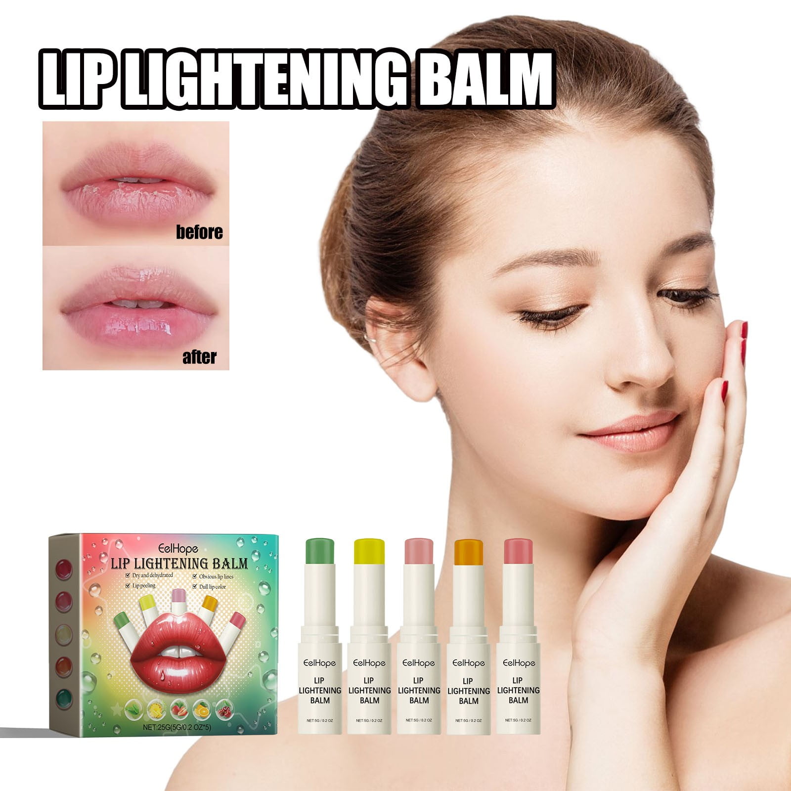 Moisturizing Repair Lip Balm Set | Natural Hydrating Lip Care | Long Lasting Nourishing Formula ...