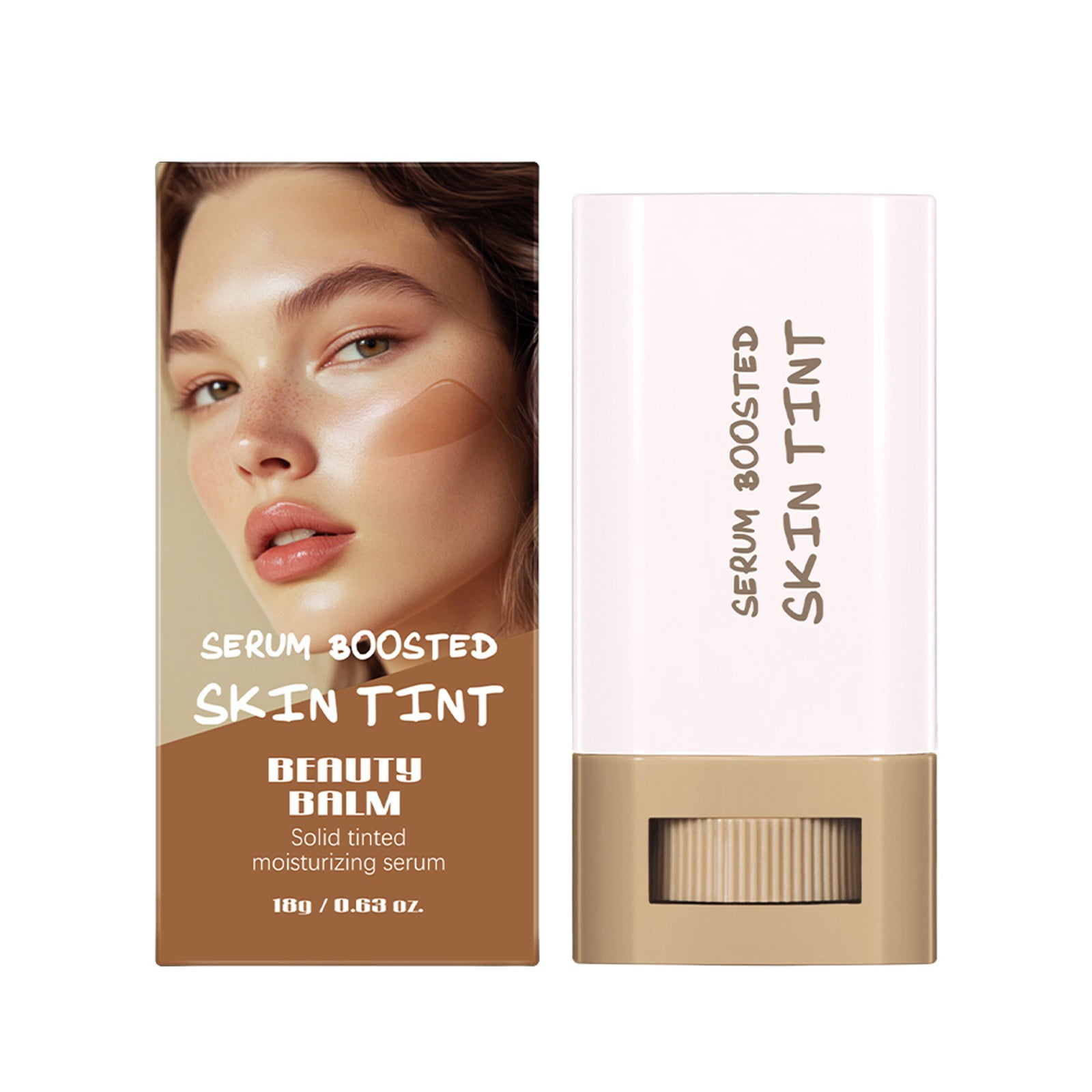 Moisturizing Serum Stick with Brightening High Gloss for Natural Look,Multi Function Beauty ...