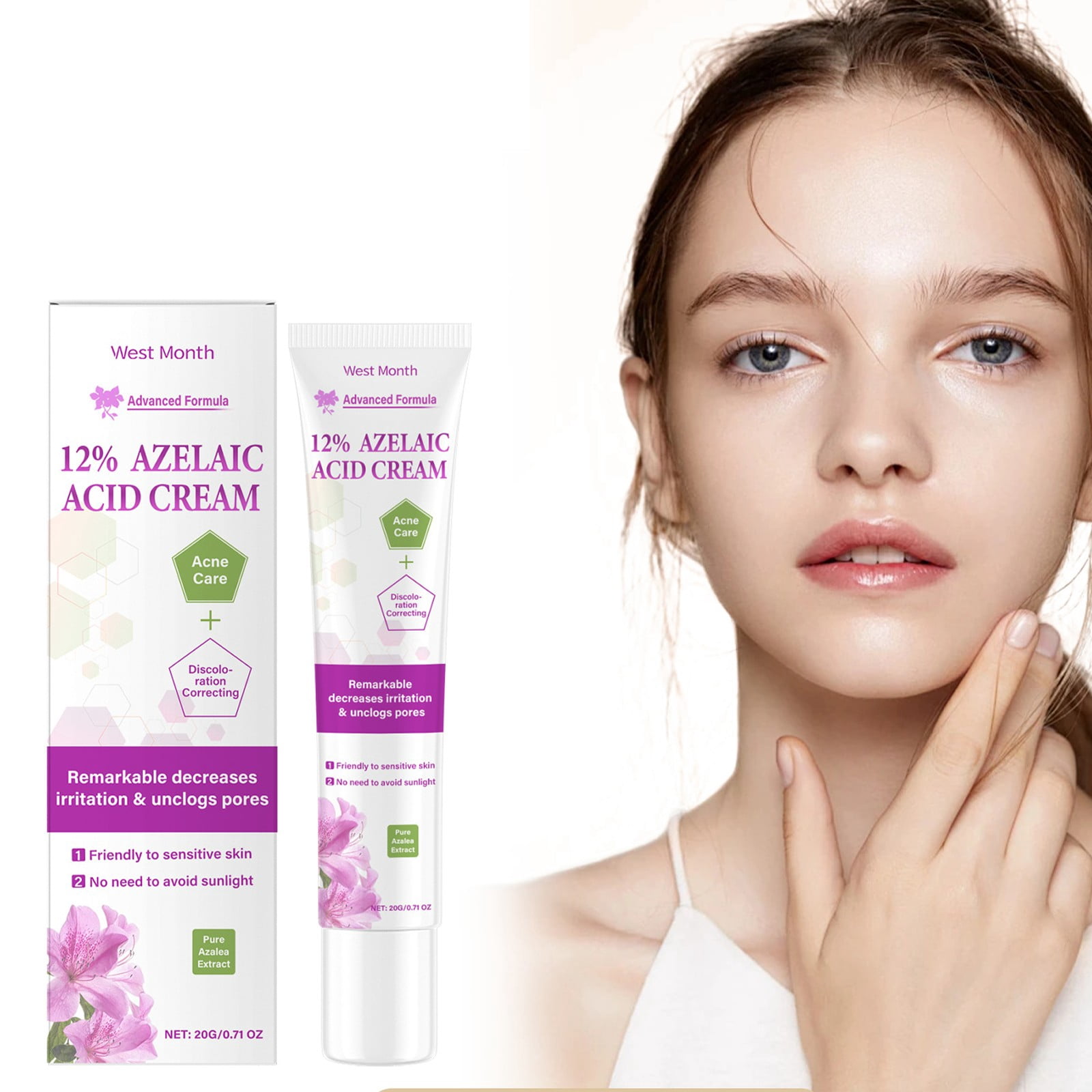 Moisturizing Skin Protect Product for Women Summer Skin, 12% Azelaic ...