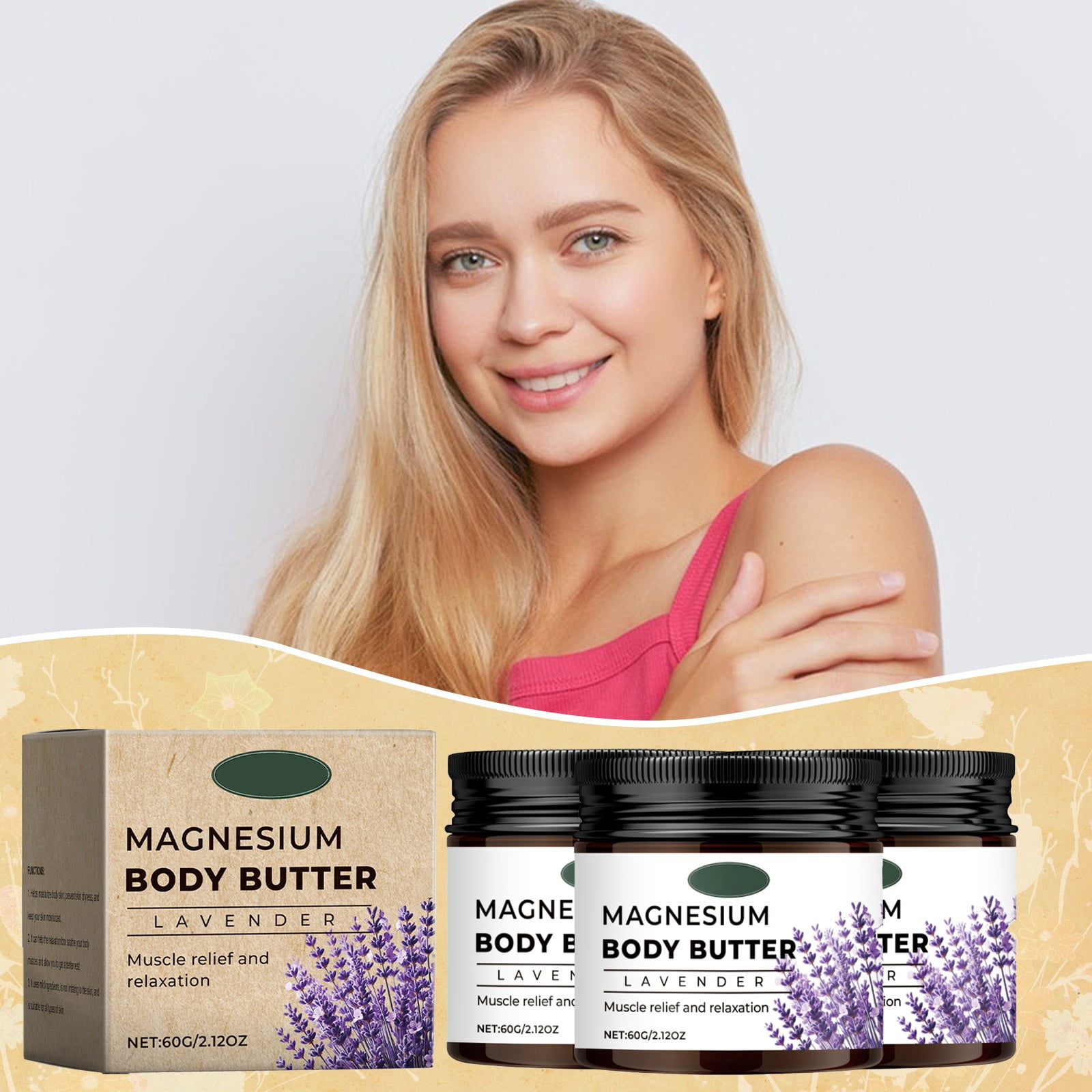 Moisturizing Skin Protect Product for Women Summer Skin,3PC Magnesium ...