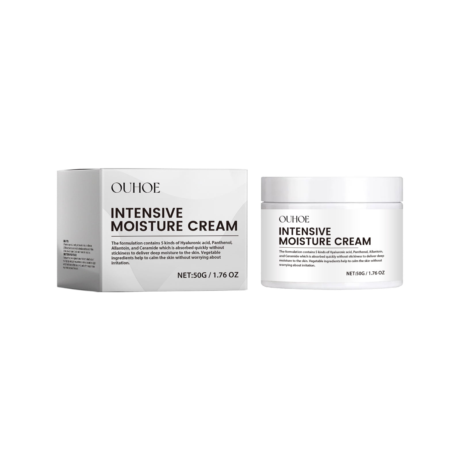 Moisturizing face cream, mild, moisturizing, transparent, repairing ...