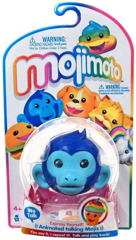 Mojimoto Animated Talking Mojis Blue Monkey Hanger Figure - Walmart.com