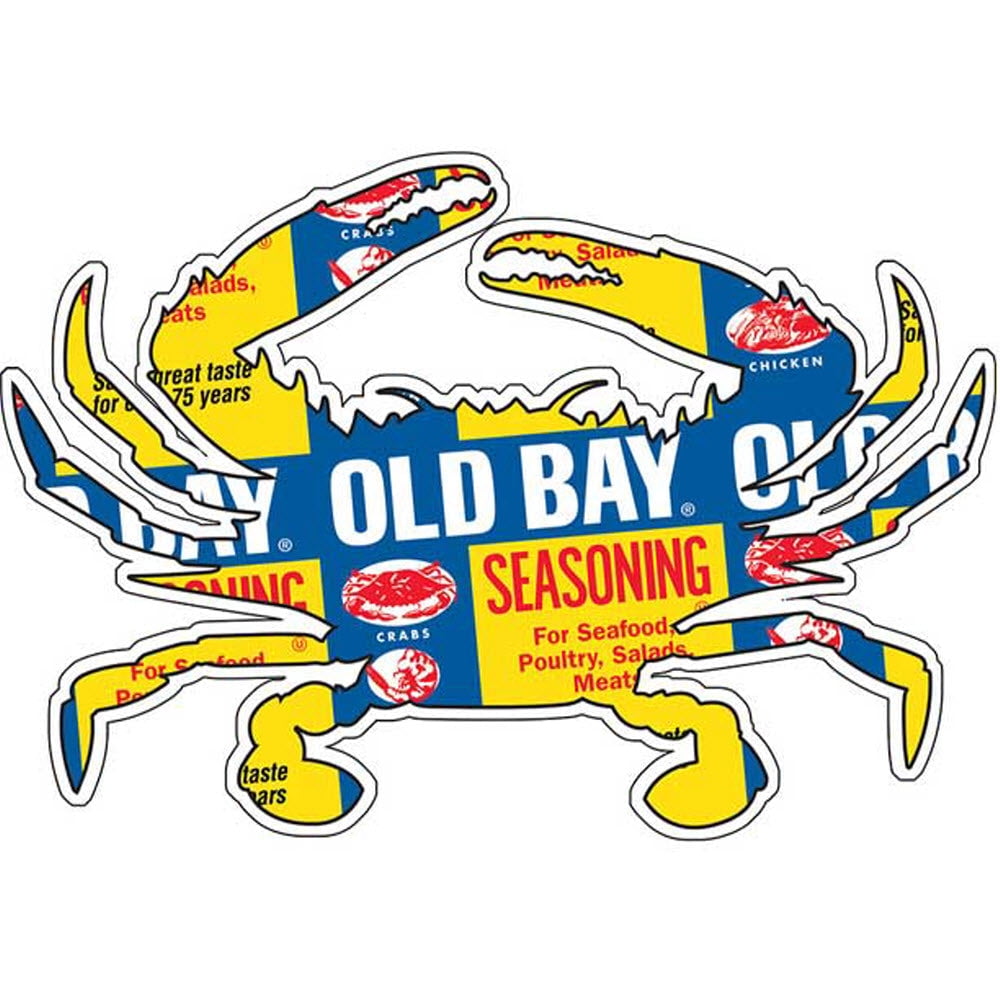 Mojo Art Old Bay Crab Seasoning Shape Wall Sticker - Walmart.com