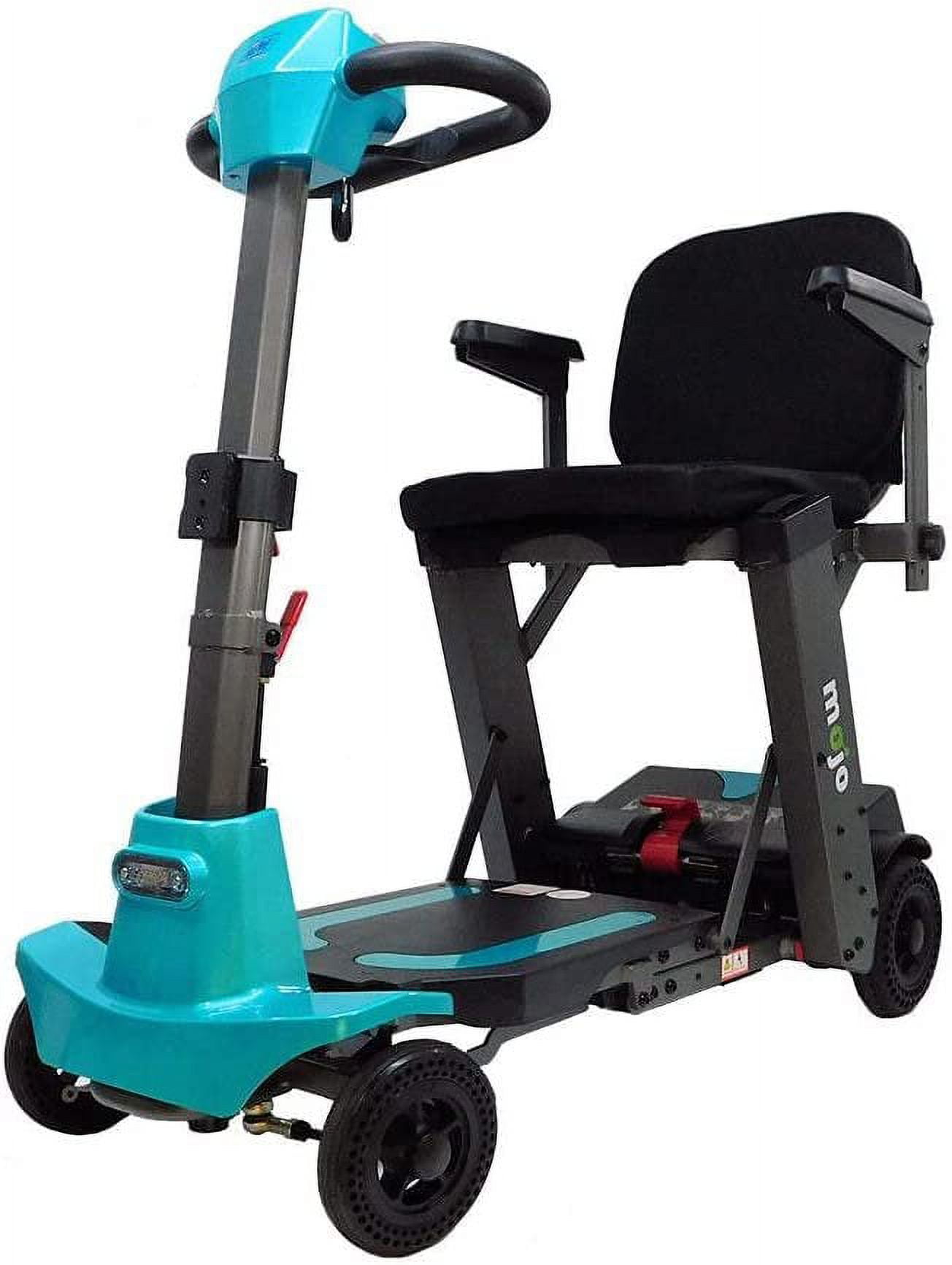 Mojo - Auto-Fold Mobility Scooter - Aqua - Walmart.com