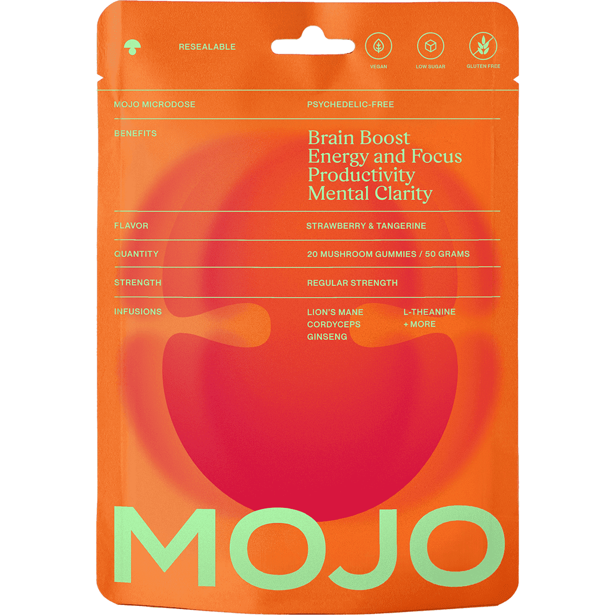 Mojo Microdose Extra Strength Brain Boosting Energy Gummies ...