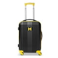 Mojo Outdoors NCAA Michigan Wolverines 21 in. Carry-on Hardcase Two ...