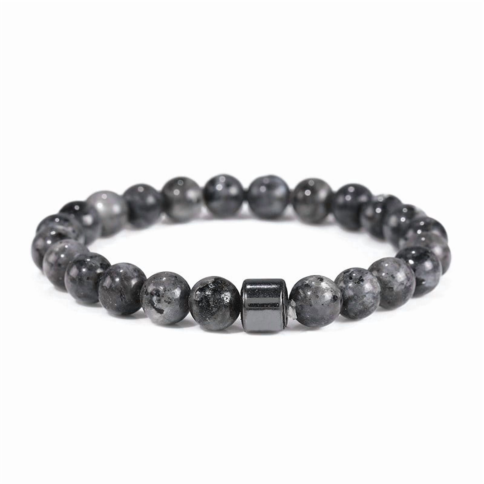 Magnetic Bracelet for Men - Natural Stones Handmade Bracelet with 800 ...
