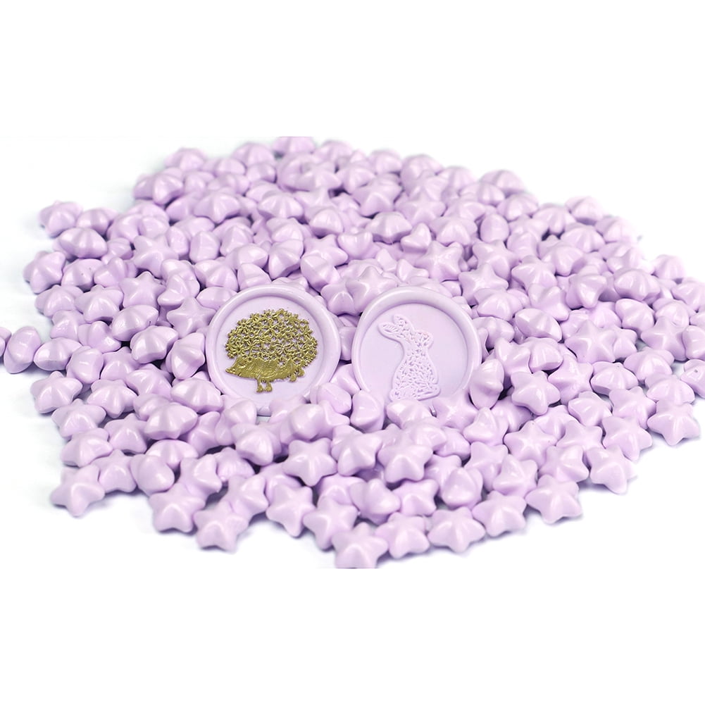 Mojoyce 100x Star Retro Sealing Wax Bead Fire Painting Grain for Stamp ...