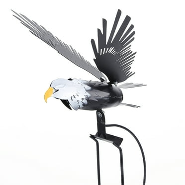 Esschert Staked Metal GIANT Bald Eagle Rocker, 89"H - Walmart.com
