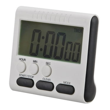 Mainstays Digital Kitchen Timer, Magnetic Countdown Count up Timer with ...