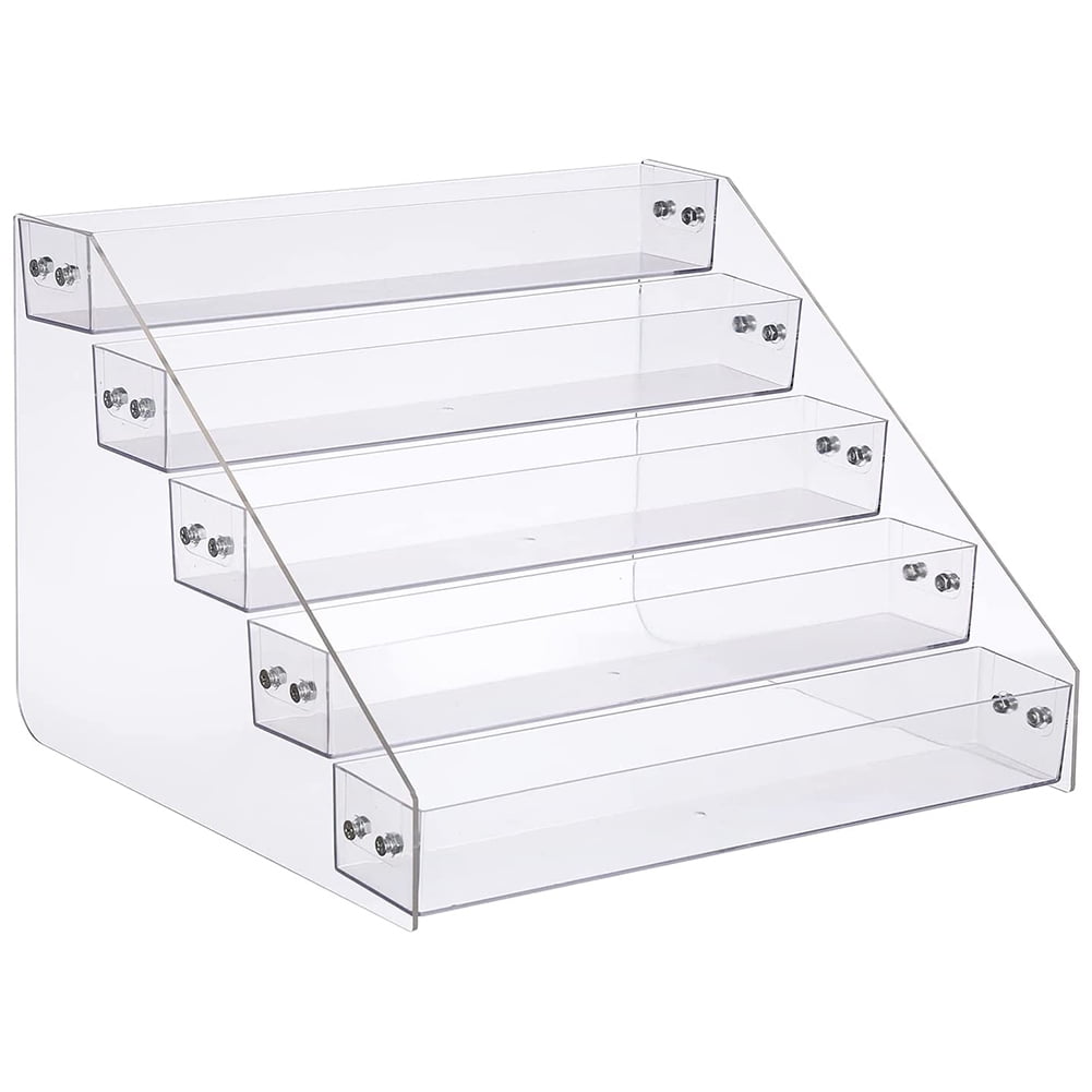 Mojoyce Tiered Acrylic Rack Nail Polish Display Jewelry Stand Kitchen ...