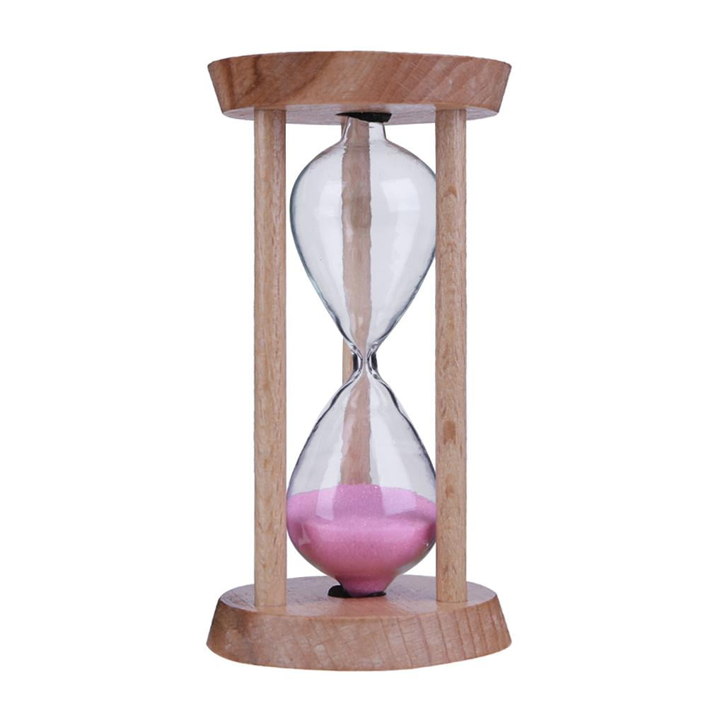 Mojoyce Wooden Sand Clock 3 Minutes Hourglass Sandglass Kids Toothbrush ...