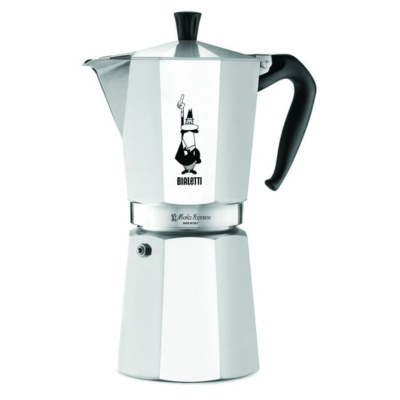 Moka Express: Iconic Stovetop Espresso Maker, Makes Real Italian Coffee ...