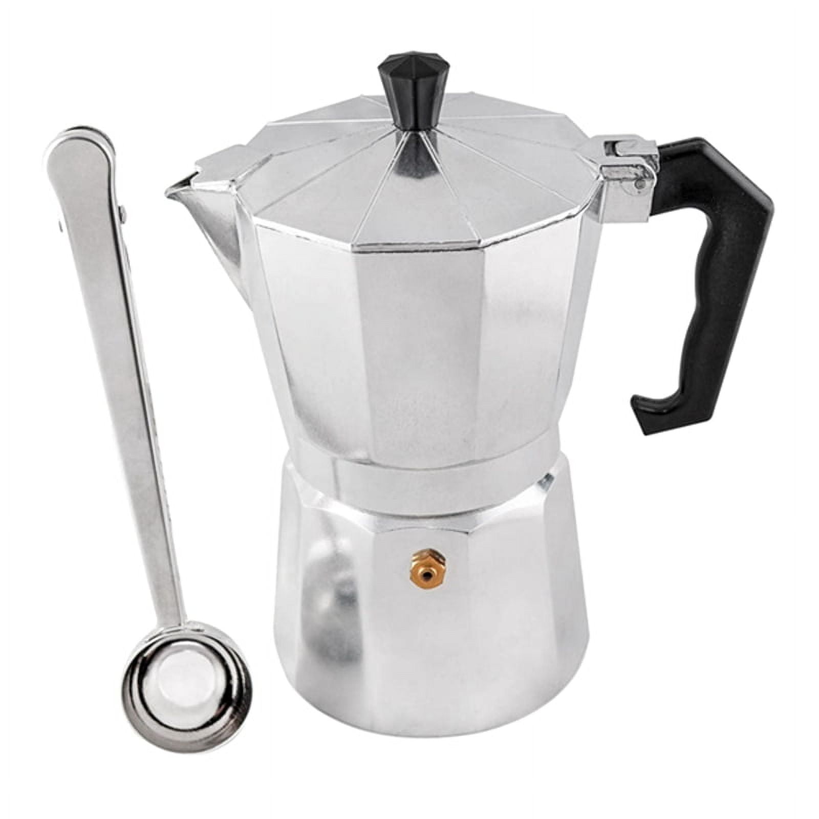 Moka Pot 300Ml 6 Cup Stovetop Espresso Maker With Free Stainless Steel ...