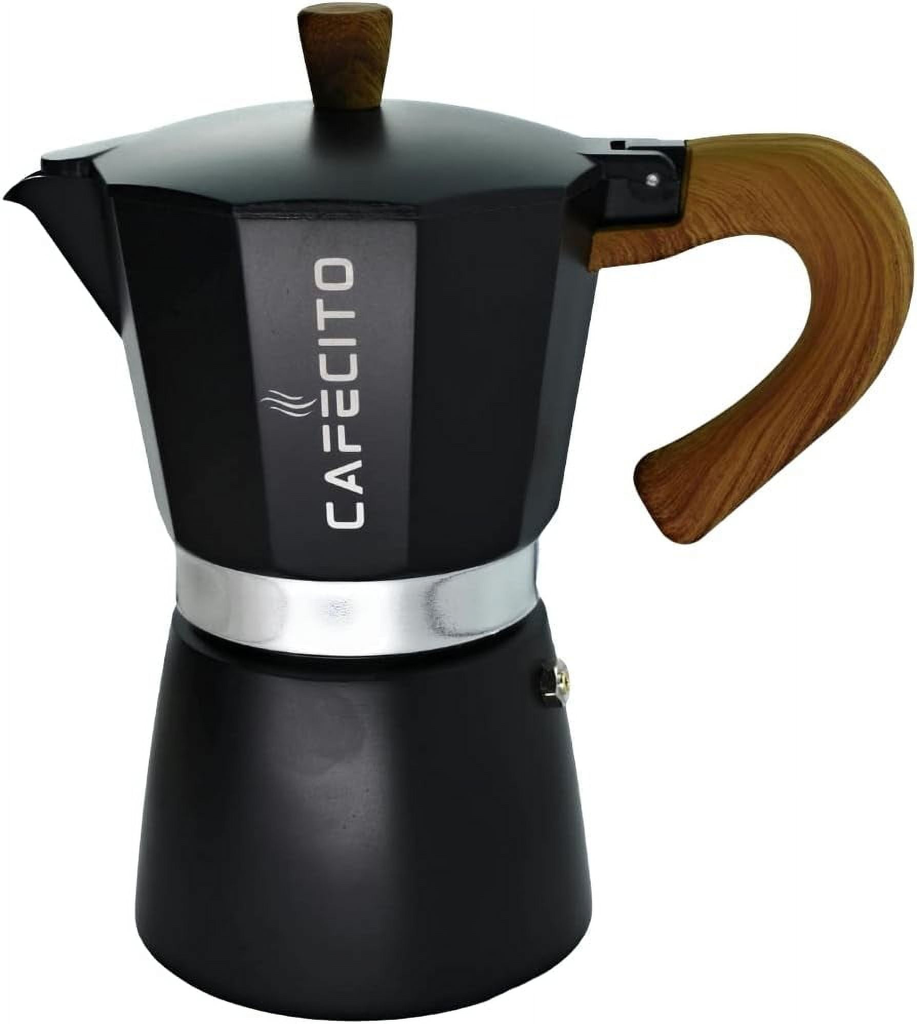 Moka Pot | 6 Espresso Cup Moka Pot - 10 oz Manual Cuban Coffee ...