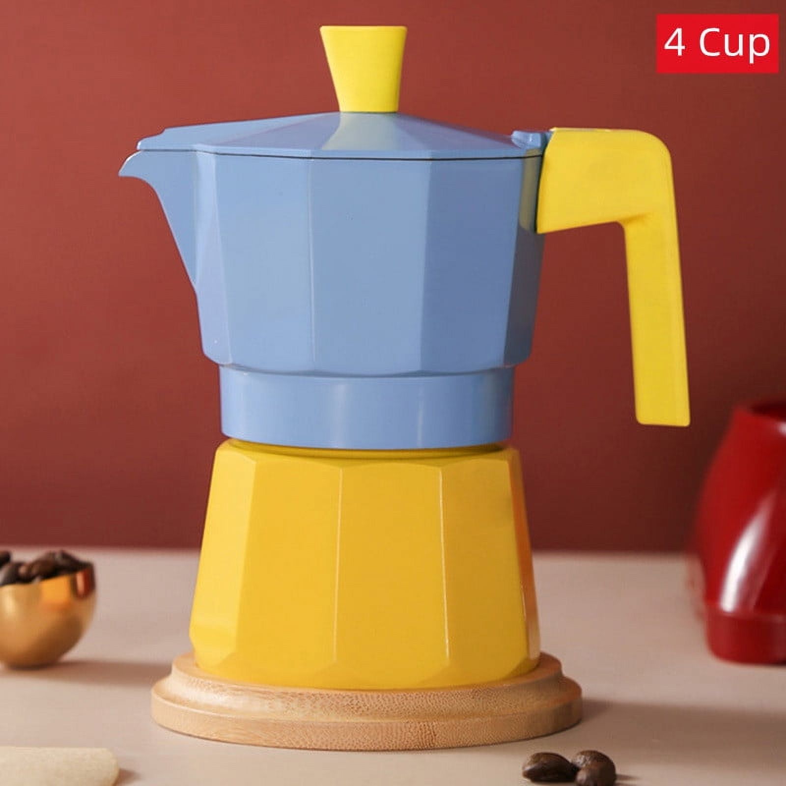 Moka Pot Classic Italian Café Brewing Tools Espresso Maker Double Valve ...