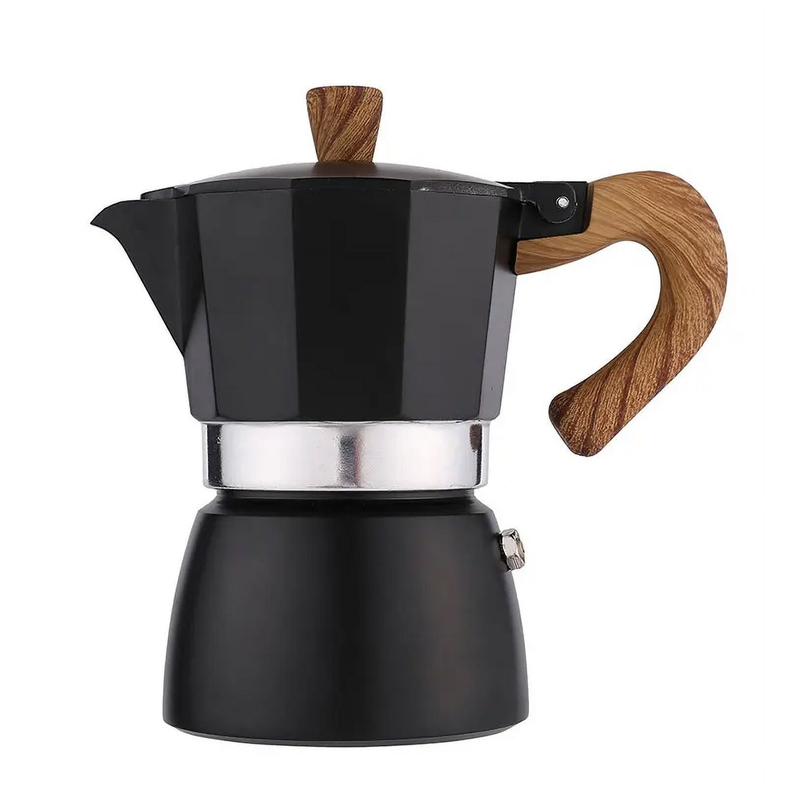 Moka Pot Durable Classic Wooden Handle Vintage Italian And Cuban ...