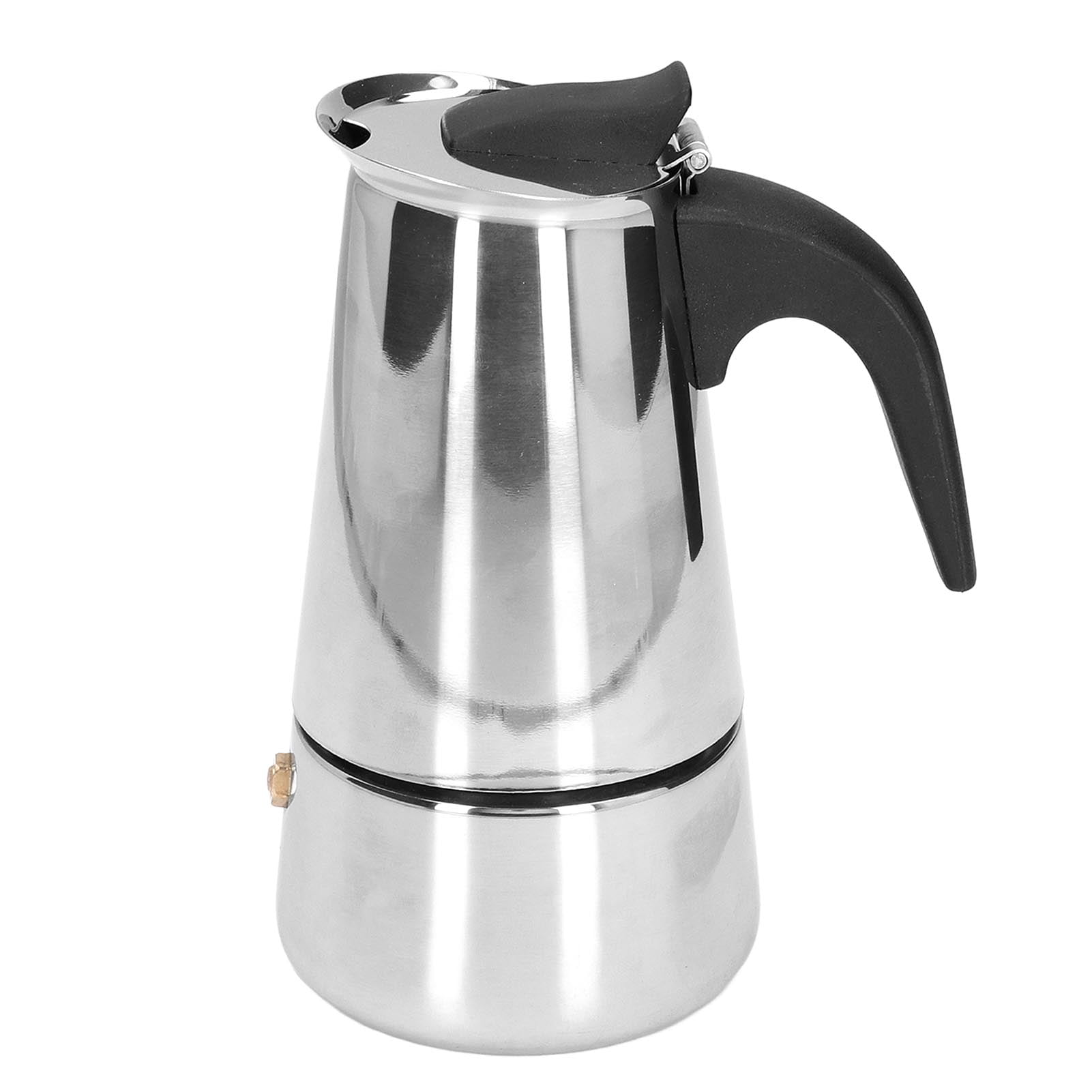 Moka Pot Food Grade Stainless Steel Stovetop Italian Coffee Maker for ...