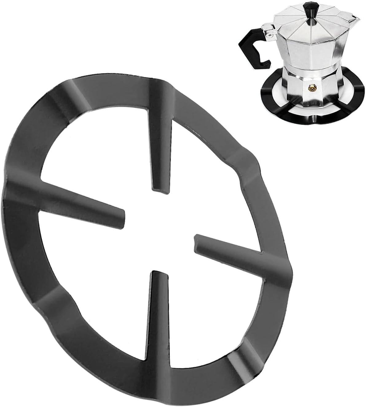 Moka Pot Holder, Stainless Steel Moka Pot Holder For Gas Stove Round ...