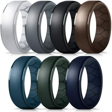 Rinfit-Air High-quality Silicone Wedding Ring for Men. Soft Silicone ...