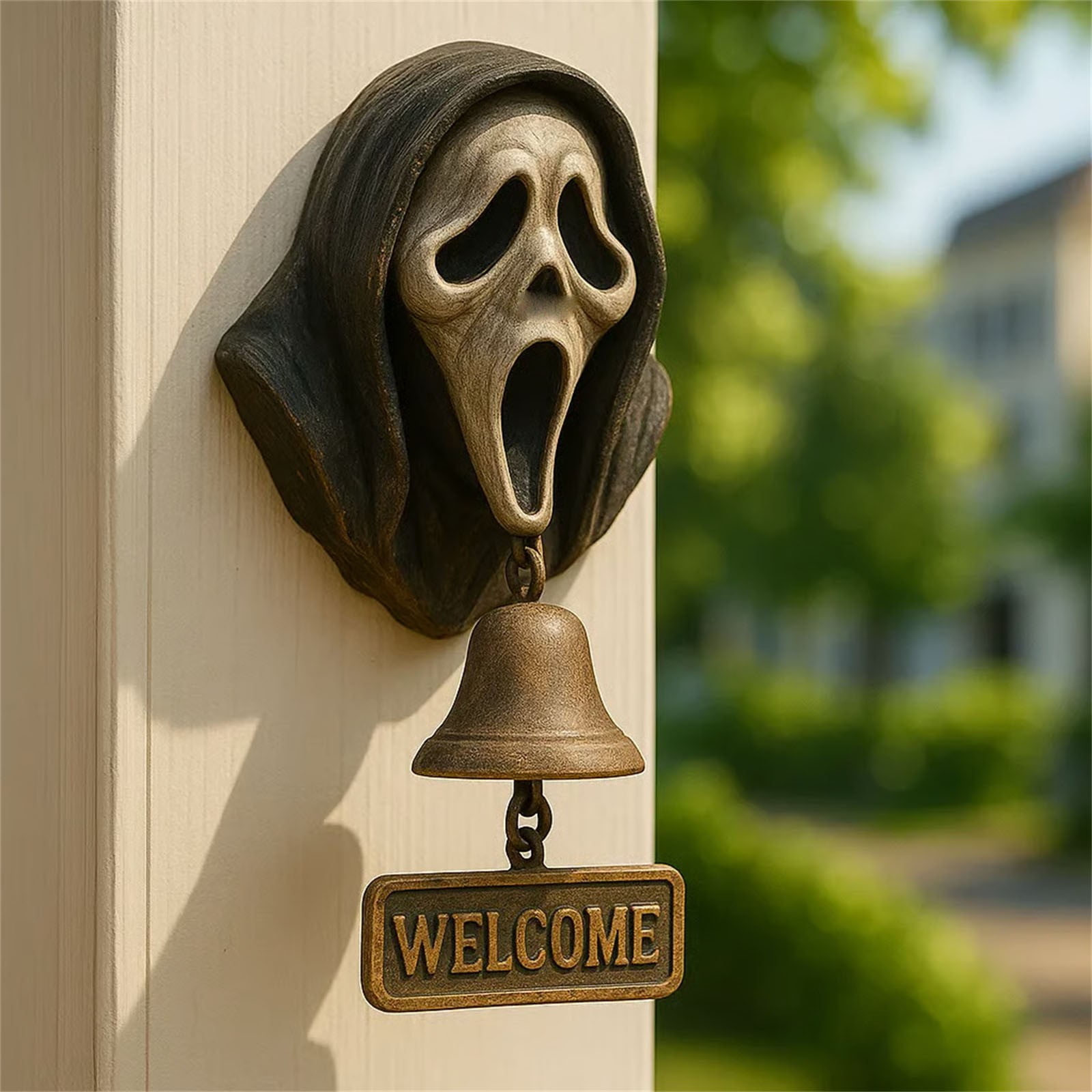 Moke Screaming Reaper Welcome Bell – Spooky Meets Friendly, Warmly ...