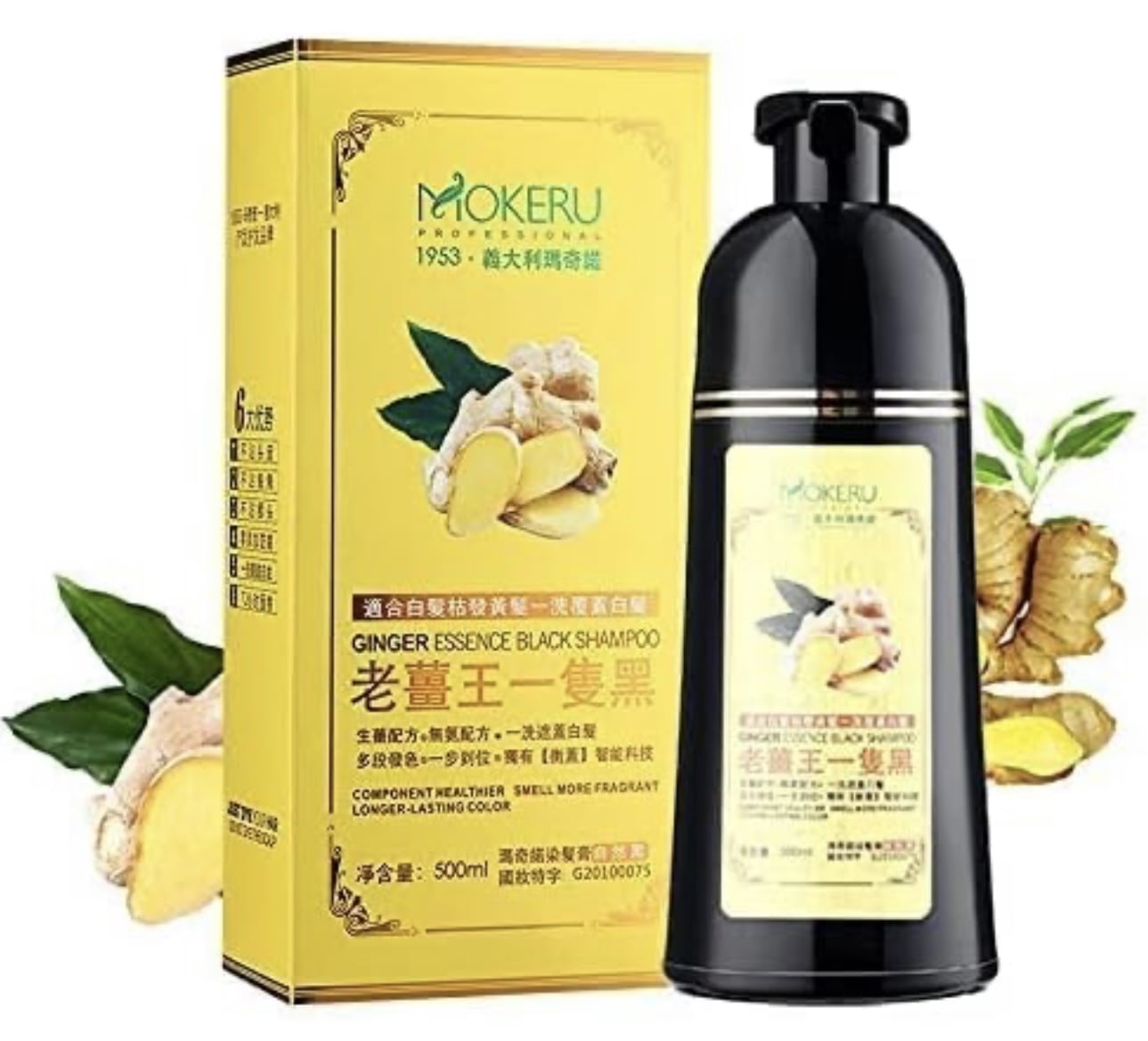 Mokeru GINGER BLACK Professional Oil Hair Dye Color Sri Lanka | Ubuy