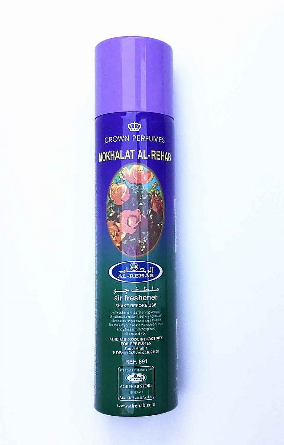 Mokhalat Air Freshener by Al-Rehab (300ml) - 3 pack - Walmart.com