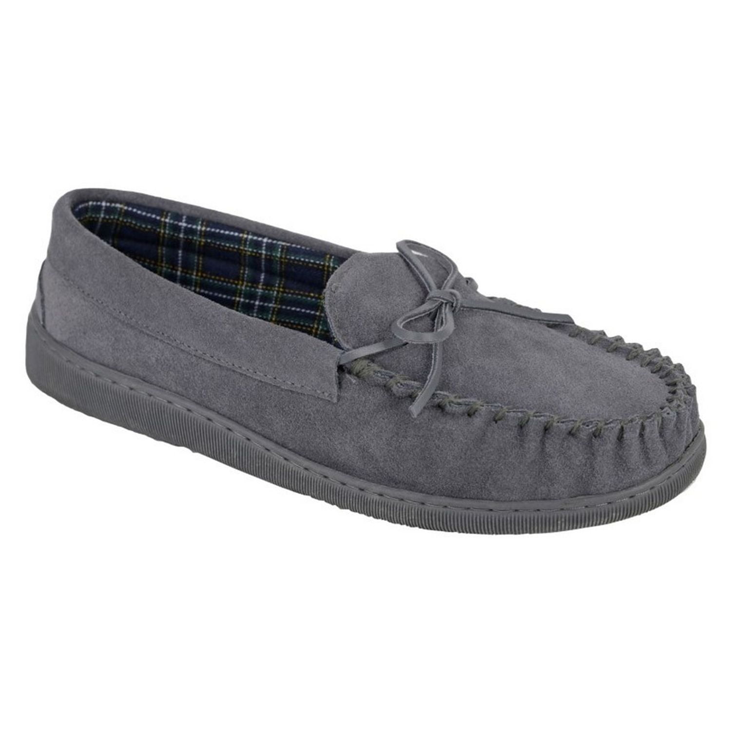 Mokkers Mens Adie Suede Moccasin Slippers - Walmart.com