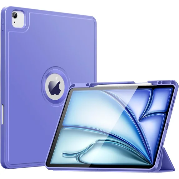 Moko Ipad Air 13 Inch Case (M3 2025/M2 2024) & Pro 12.9 Lavender Purple ...