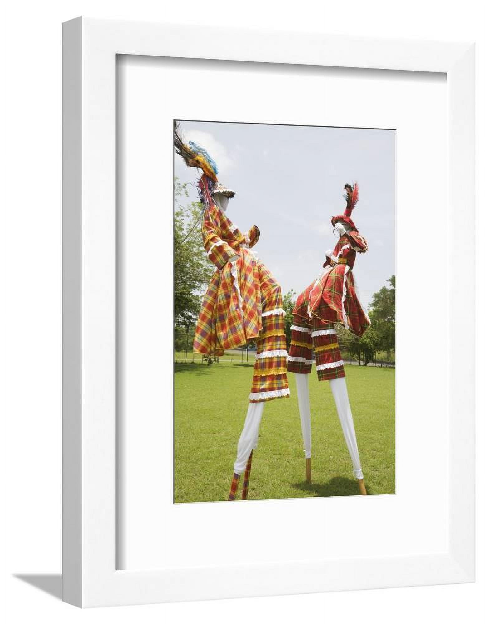 Moko Jumbies in St. Croix, Figurative Framed Art Print Wall Art by ...