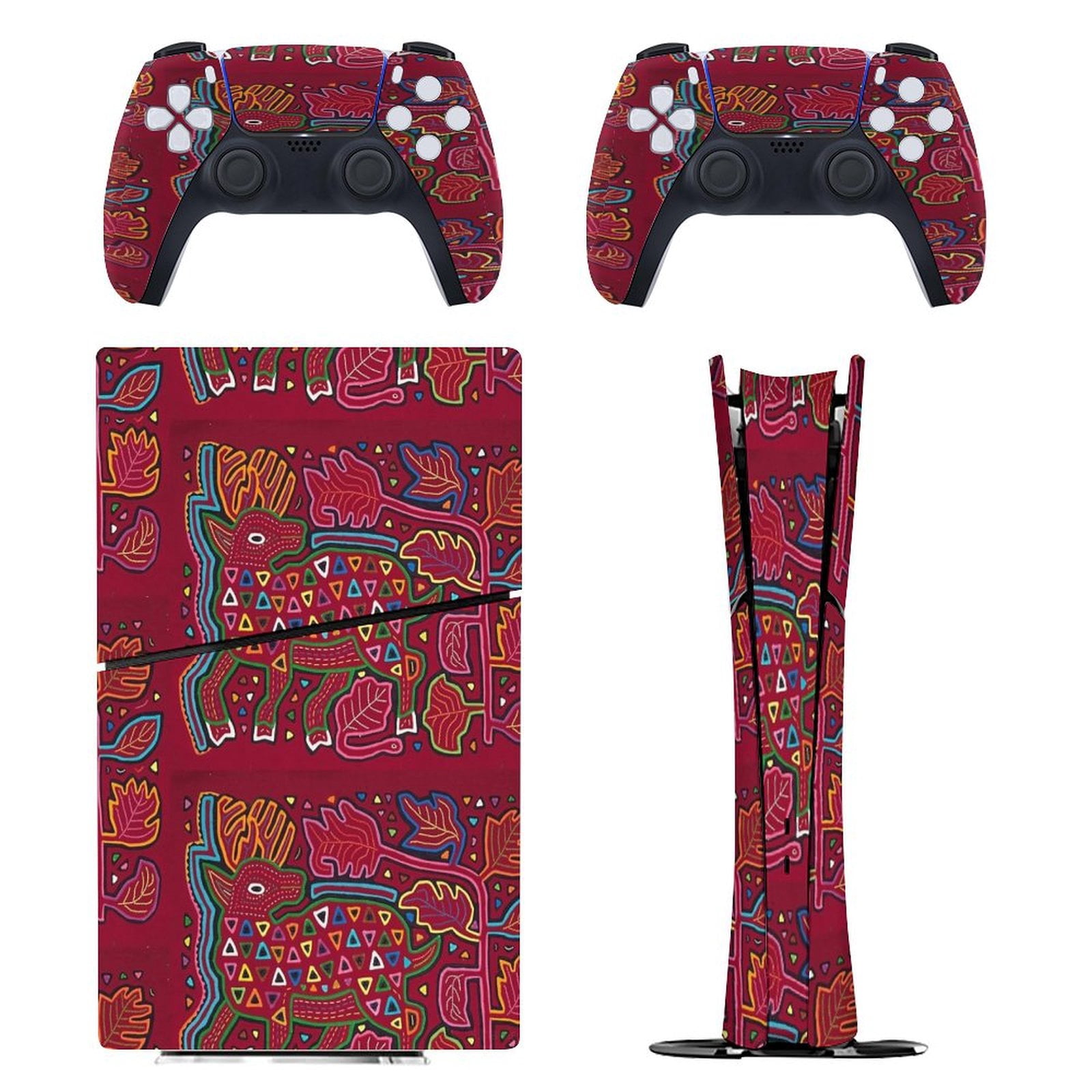 Mola De Panama Deer PS5/PS5 Pro/PS5 Slim Digital Disc Skin Sticker For ...